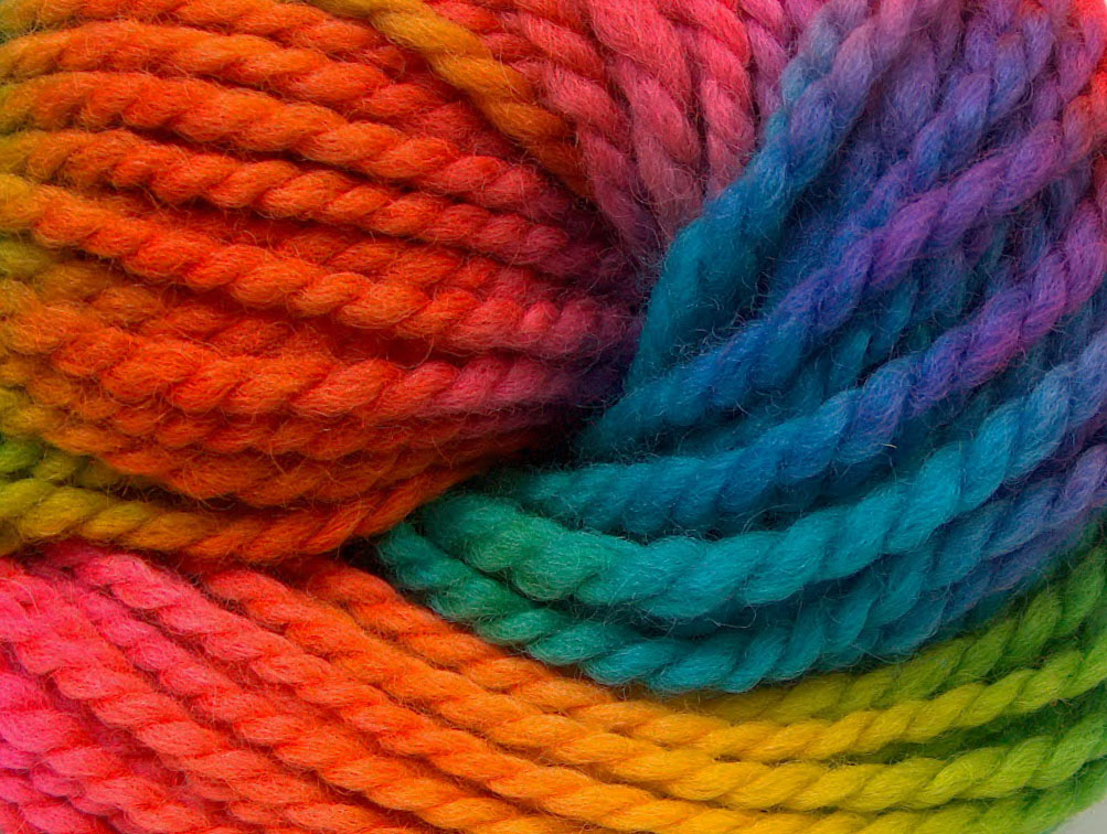 Hand Dyed Wool Bulky Rainbow At Ice Yarns Online Yarn Store