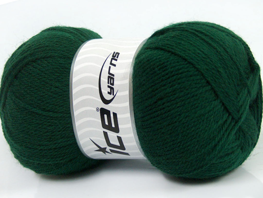 Virgin Wool Deluxe Dark Green at Ice Yarns Online Yarn Store